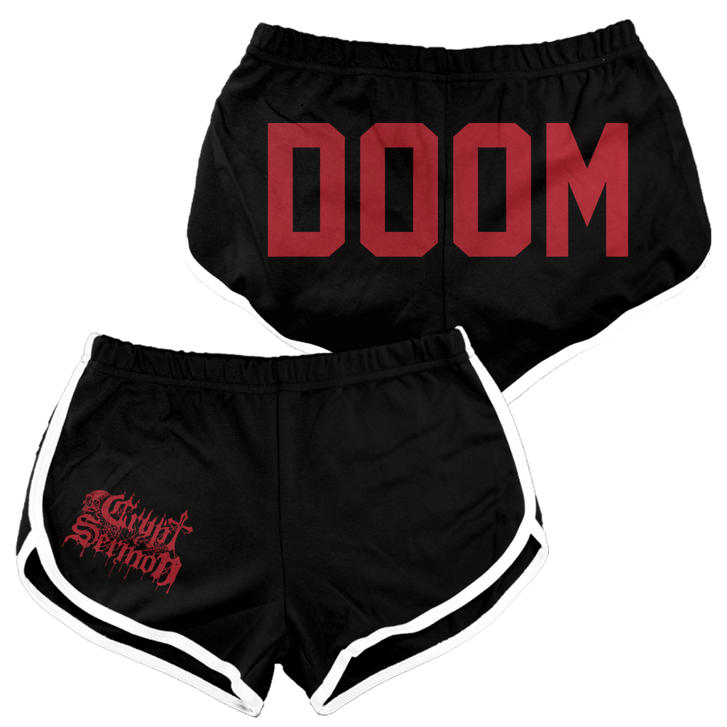 Official Crypt Sermon "Doom" Track Shorts – Massacre Merch
