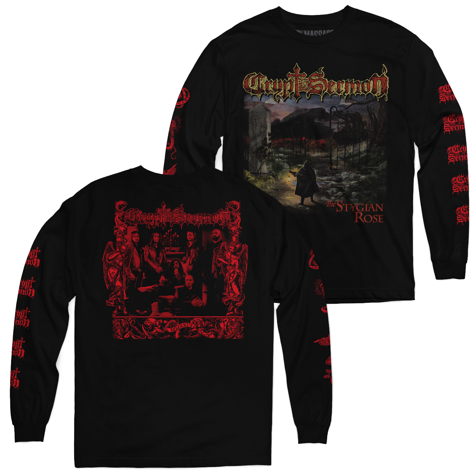 Crypt Sermon "Stygian Rose" Long Sleeve
