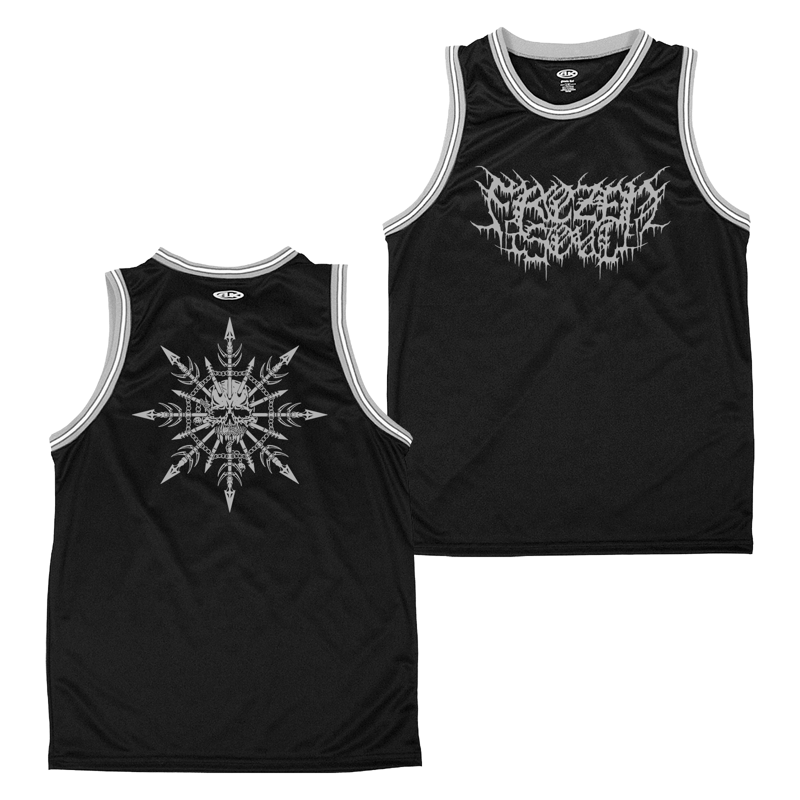 Frozen Soul "Skullflake" Basketball Jersey