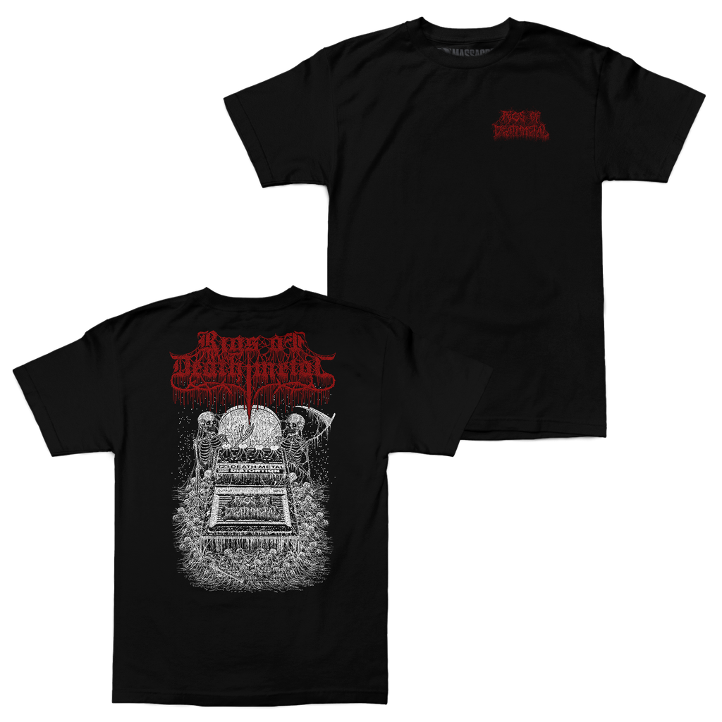Official Rigs Of Death Metal "DM Casket" Shirt – Massacre Merch