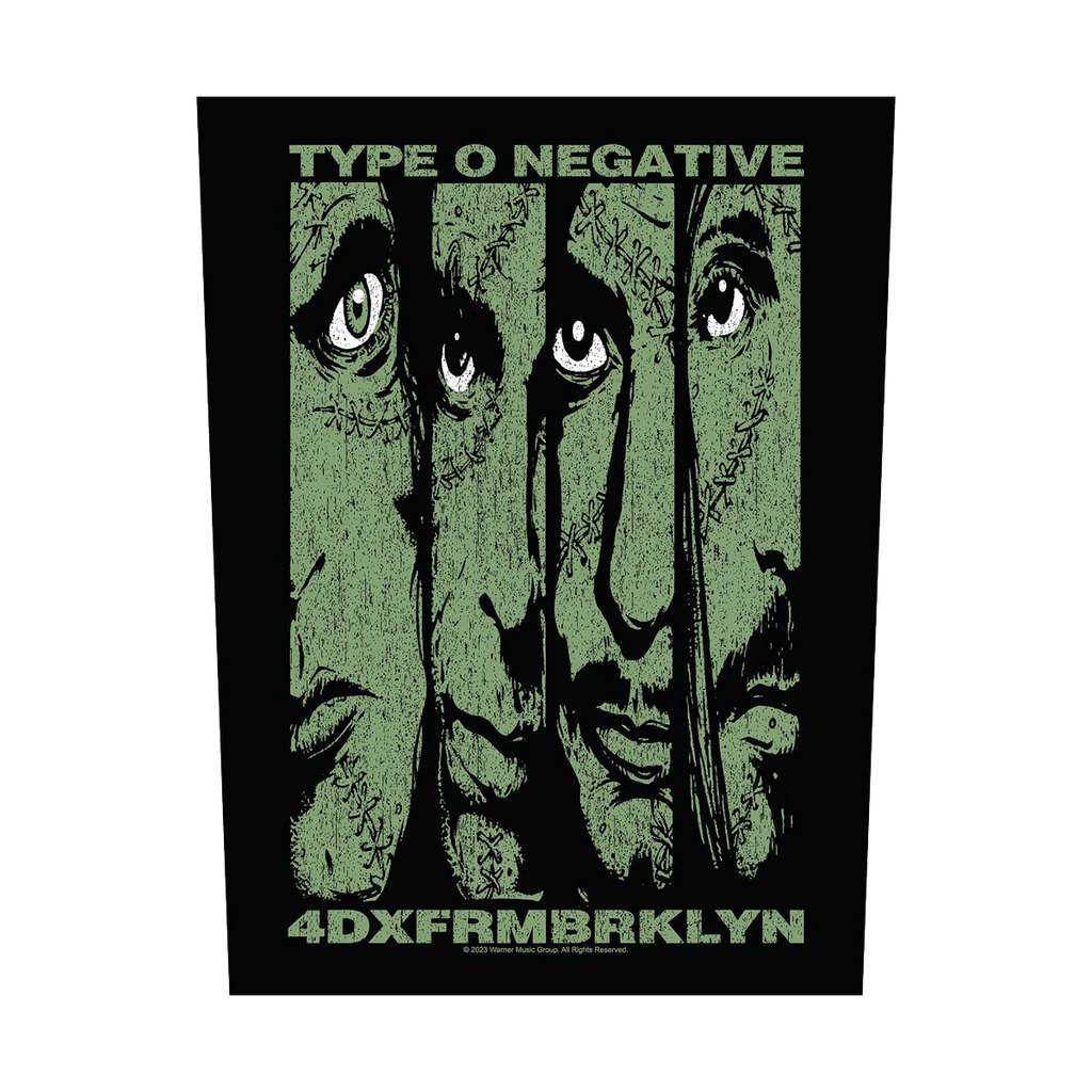 Official Type O Negative "4DXFRMBRKLYN" Back Patch – Massacre Merch