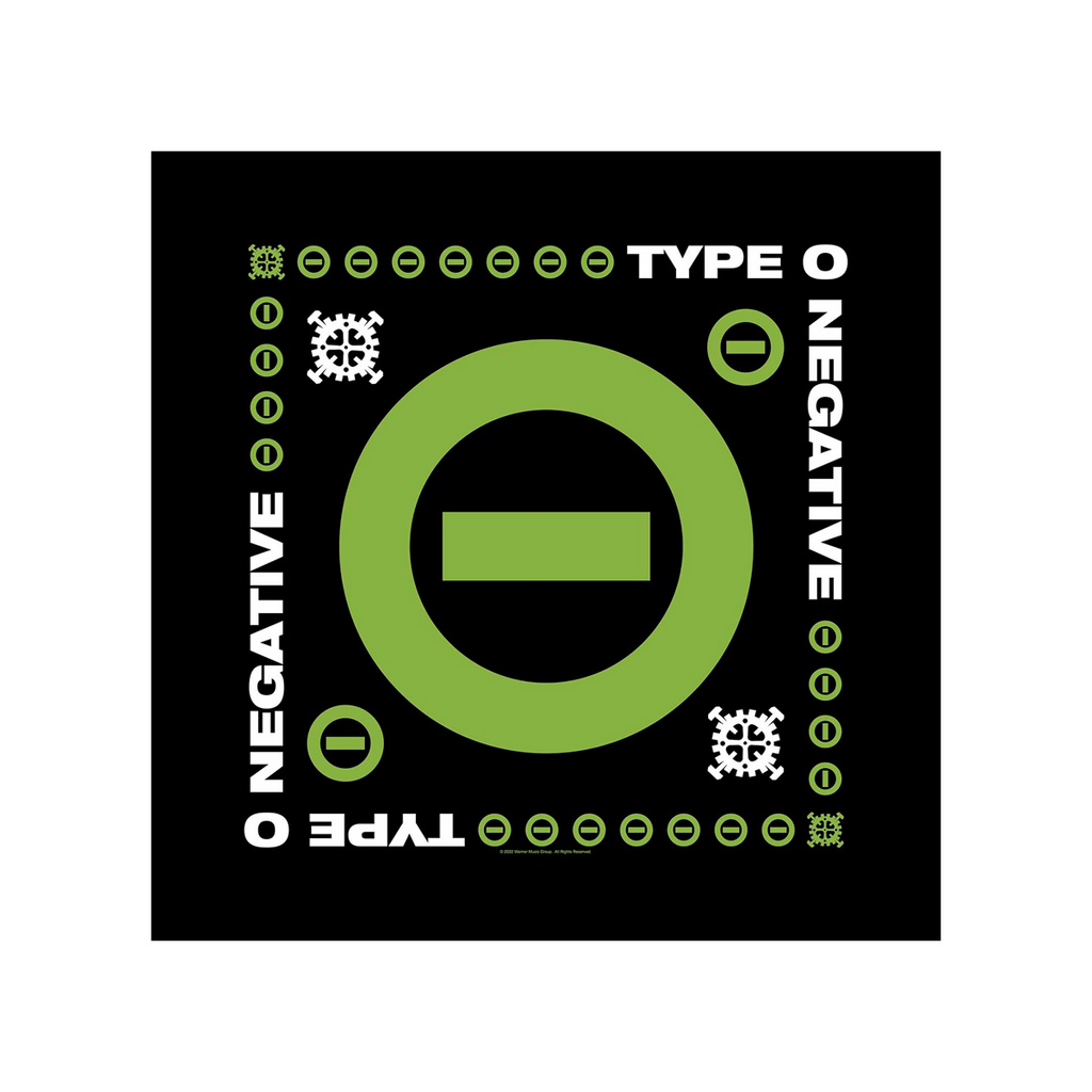 Official Type O Negative "Negative Symbol" Bandana – Massacre Merch