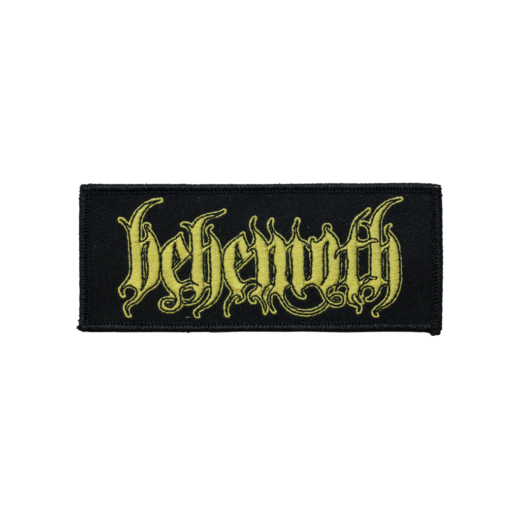 Official Behemoth "Gold Outline Logo" Patch – Massacre Merch