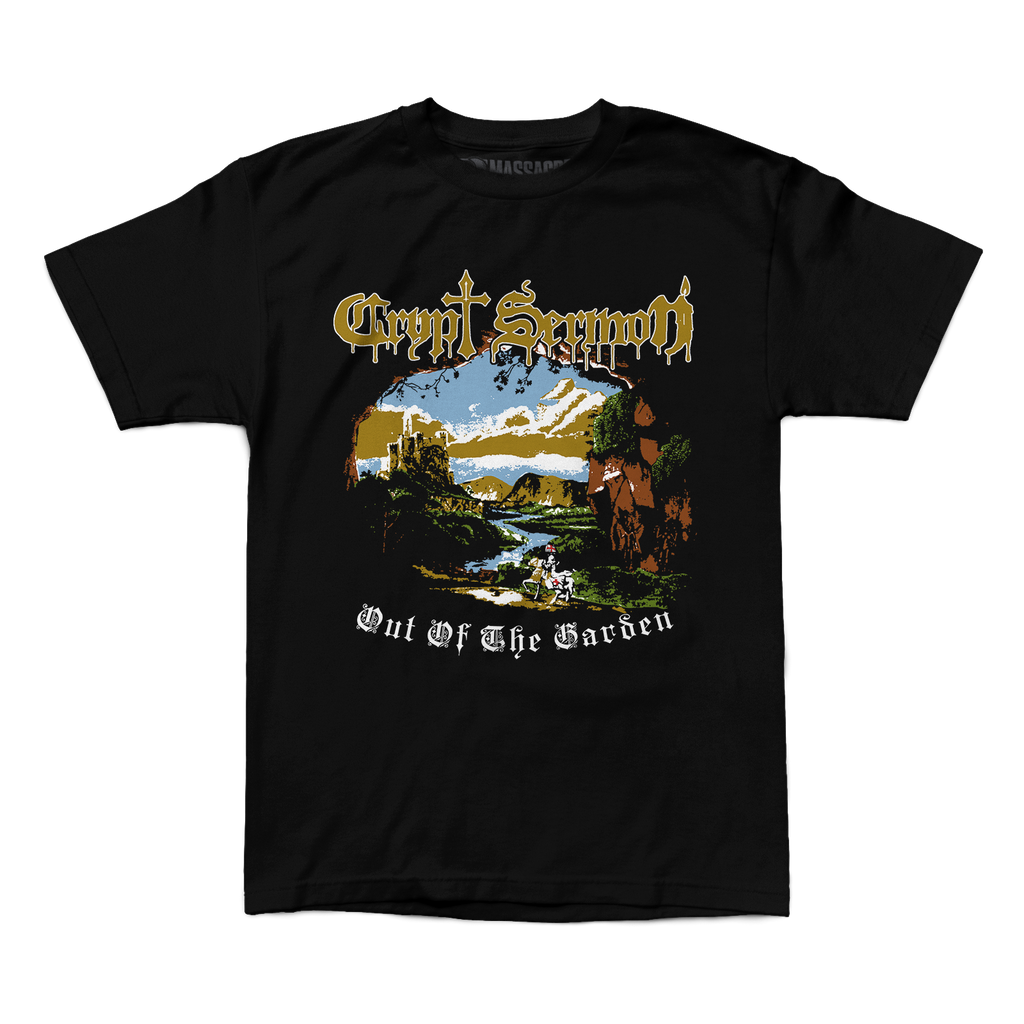 Official Crypt Sermon "Garden Vintage" Shirt – Massacre Merch