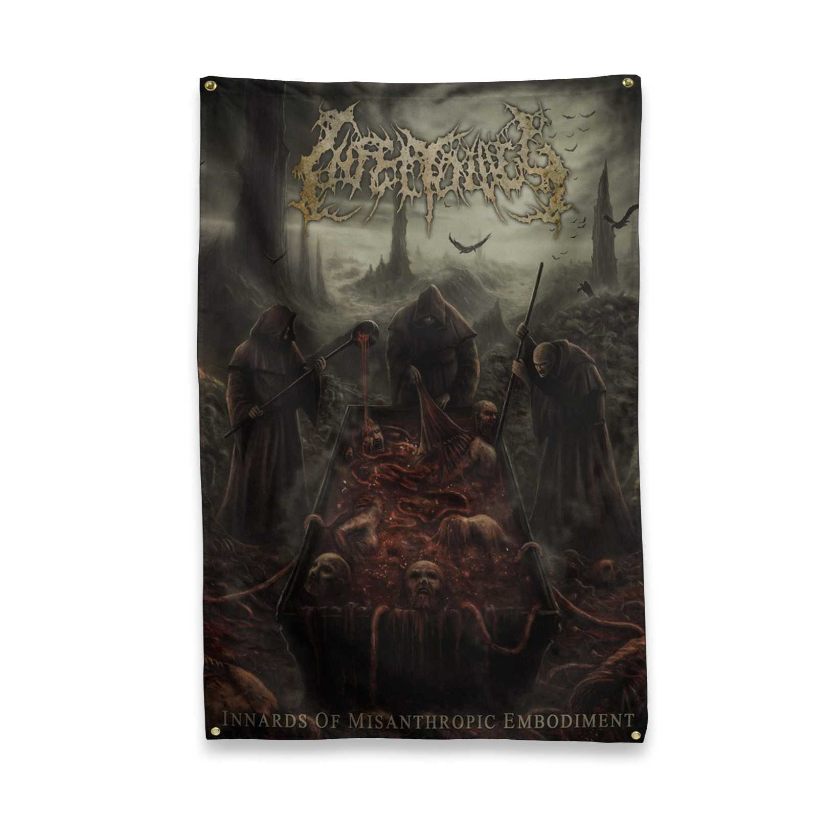 Infectology "Innards of Misanthropic Embodiement" Flag